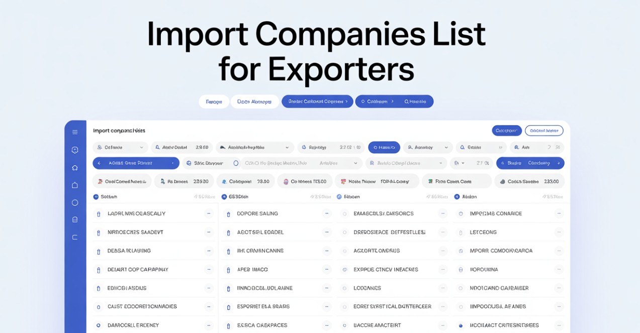 Import Companies List for Manufacturers – İhracat e-Gazete
